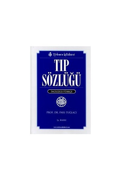 Tıp Sözlüğü İngilizce-Türkçe