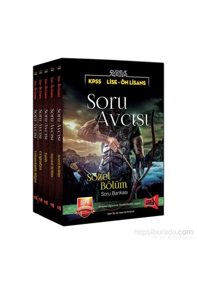 Yargı Kpss 2016 Lise Önlisans Soru Avcısı Modüler Set-Kolektif Yargı Kpss 2016 Lise Önlisans Soru Avcısı Modüler Set-Kolektif