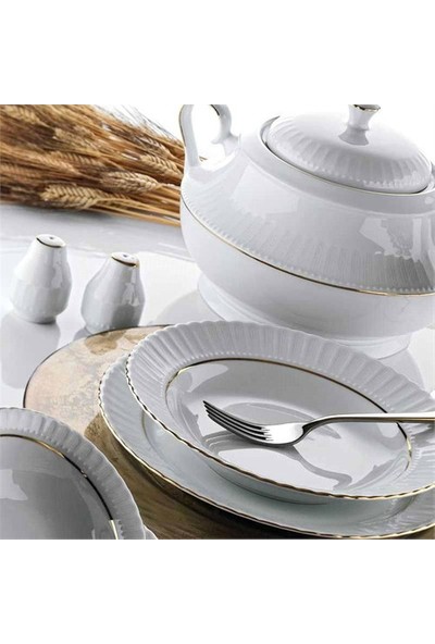 Kütahya Porselen Sedef Yaldızlı 13,5 Cm Kase 6'lı Kütahya Porselen Sedef Yaldızlı 13,5 Cm Kase 6'lı