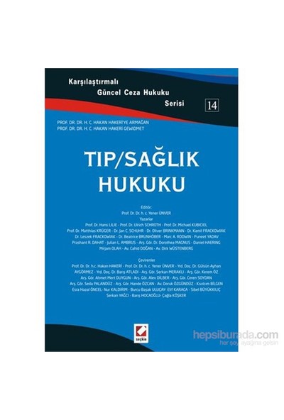 Tıp / Sağlık Hukuku