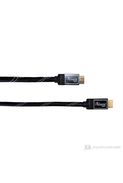 Atlanta HDMI-02 Gold Altın Uçlu Özel Sargılı HDMI Kablo (1,5 Metre) Atlanta HDMI-02 Gold Altın Uçlu Özel Sargılı HDMI Kablo (1,5 Metre)