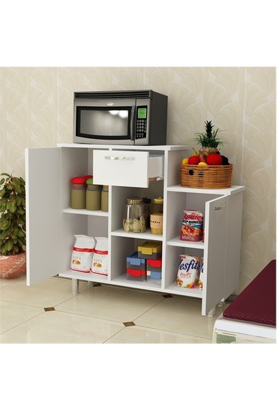 Delaris Çok Amaçlı Dolap Beyaz