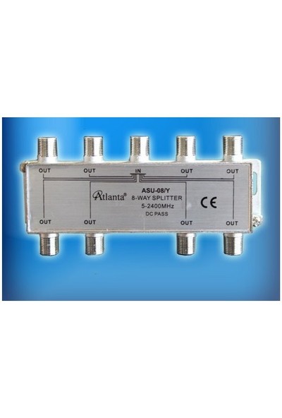 Atlanta ASU-08 1/8 Uydu Bölücü (5-2400 MHz)
