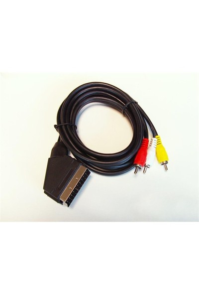 Atlanta ATK-03 Scart- 3 RCA Ara Kablo Atlanta ATK-03 Scart- 3 RCA Ara Kablo