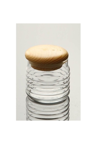 Paşabahçe Babylon Ahşap Kpk.Cam Kavanoz -Küçük Paşabahçe Babylon Ahşap Kpk.Cam Kavanoz -Küçük