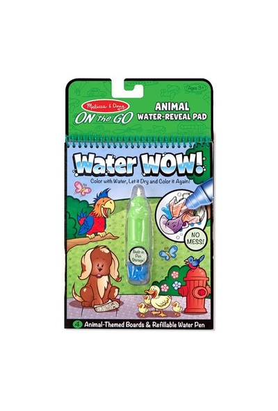 Melissa & Doug Water Wow Su İle Boyama Kitabı Hayvanlar Melissa & Doug Water Wow Su İle Boyama Kitabı Hayvanlar
