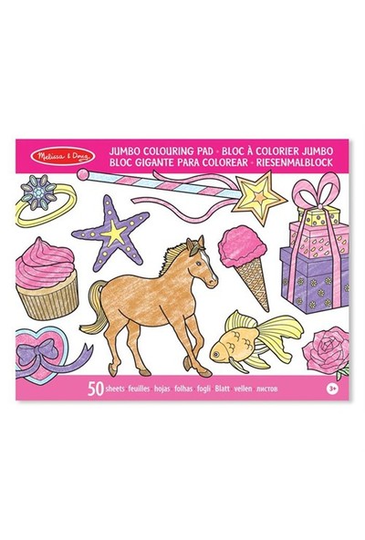 Melissa&Doug Dev Boyama Kitabı - Pembe Melissa&Doug Dev Boyama Kitabı - Pembe