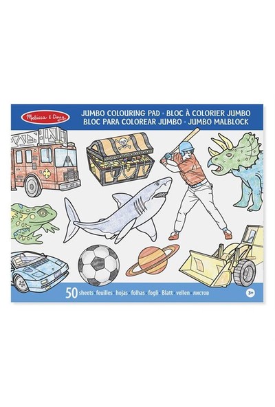 Melissa&Doug Dev Boyama Kitabı - Mavi Melissa&Doug Dev Boyama Kitabı - Mavi