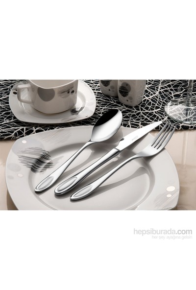 Schafer 90 Parça 12 Kişilik Alegra Çatal Kaşık Bıçak Takımı