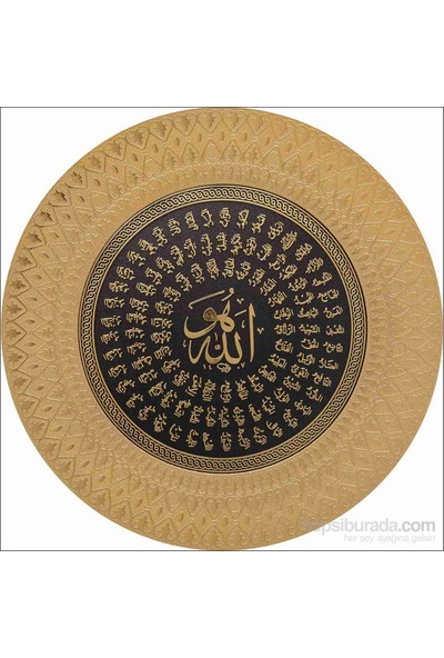 35 Cm Esma-Ül Hüsna Tabak