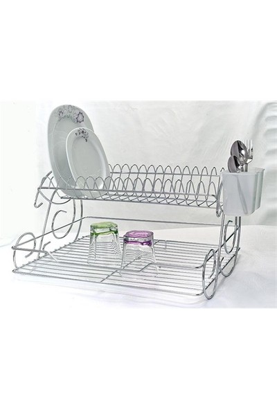 Bulaşık Sepeti Çift Katlı Tabaklık Elisa Model Bulaşık Sepeti Çift Katlı Tabaklık Elisa Model