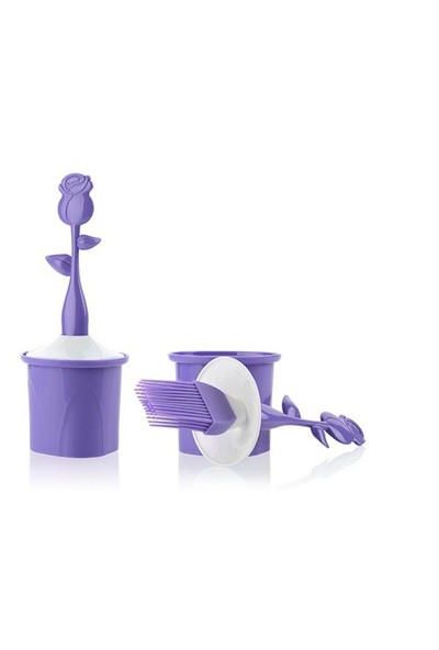 Aroni Gül Yumurta Fırça Seti