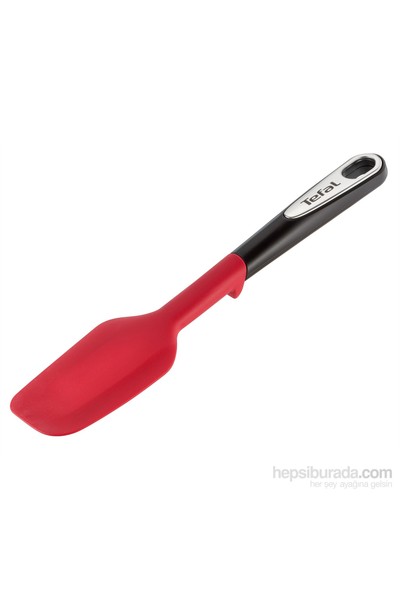 Tefal K2064614 Ingenio Yüksek Isıya Dayanıklı  Silikon Başlıklı Hamur Spatulası  [ Siyah - Kırmızı ] - 2100093266