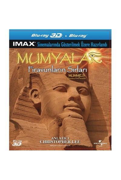 Mummies Secrets Of The Pharaohs 3D (Mumya: Firavunların Sırları 3 Boyutlu) (Blu-Ray Disc)