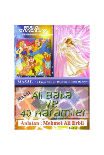 Masal (2 Çizgi Film + Boyama Kitabı)