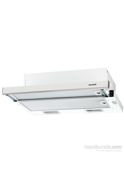 Dominox DA 642 T WH 60 Cm Beyaz Sürgülü Aspiratör - Ücretsiz Montaj