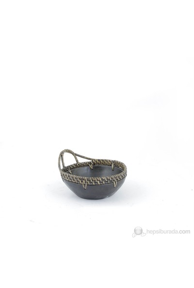 Kanca Ev Etnik Mini Kase Tek Taraflı Rattan Saplı Kanca Ev Etnik Mini Kase Tek Taraflı Rattan Saplı