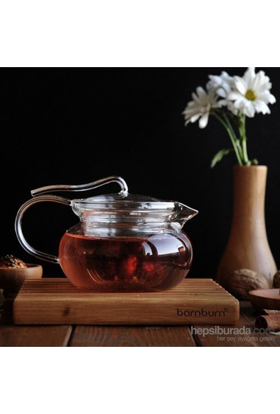 Bambum Cinnamon Süzgeçli Demlik 600 ml.