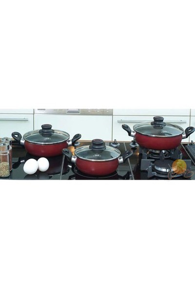 Cem Pırlanta 6 Parça Yumurta Sahan Tencere Seti