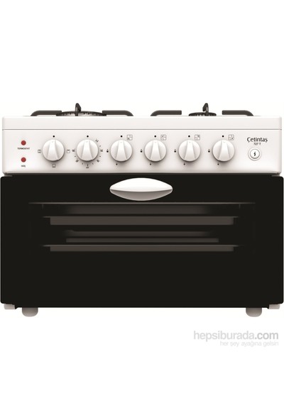 Çetintaş 727T 29 Litre ve 4 Gözü Gazlı Ocaklı Kombine Fırın