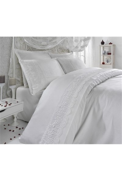 Dantela Vita Pamuk Saten Çift Kişilik Nevresim Takımı Hisar Dantela Vita Pamuk Saten Çift Kişilik Nevresim Takımı Hisar