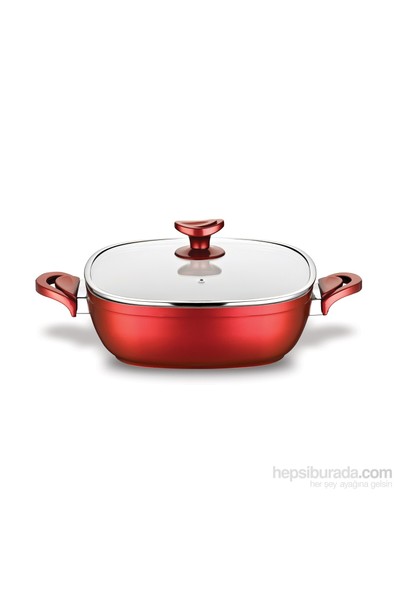 Schafer Gastronomie Karnıyarık 28 cm Kırmızı