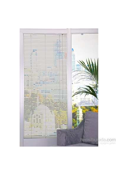 Comforsun 25 Mm Alüminyum Jaluzi Perde Beyaz 60x200 Comforsun 25 Mm Alüminyum Jaluzi Perde Beyaz 60x200
