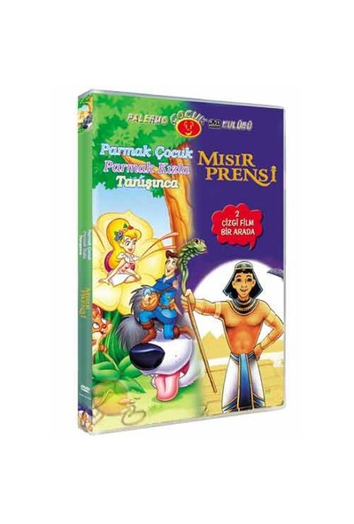 Parmak Çocuk Parmak Kızla Tanışınca - Mısır Prensi (2 Film Bir Arada) ( DVD )