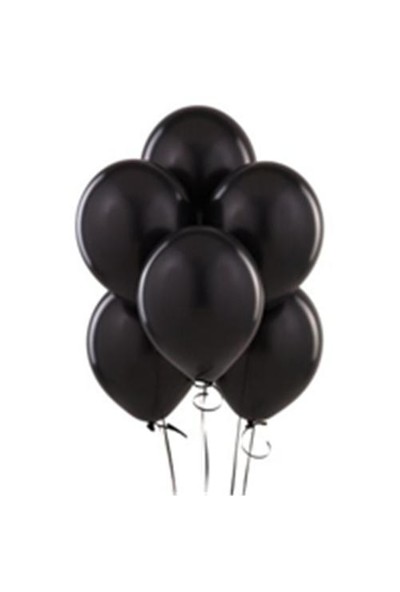 Siyah Balon 25 Adet