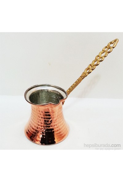 Trb Dövme Bakır Cezve 4 Kişilik