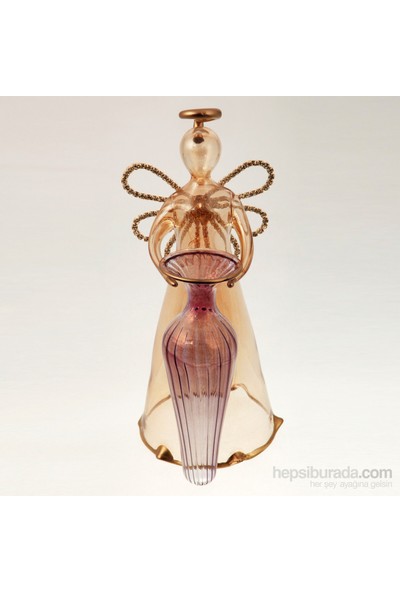 Mor Vazo Tutan Buyuk Melek (22 Cm) Mor Vazo Tutan Buyuk Melek (22 Cm)