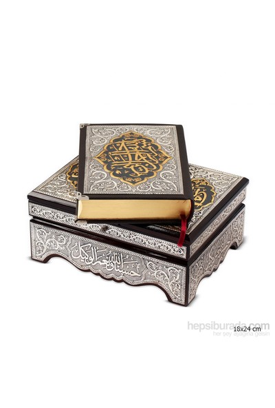 Bayan Lili Gümüş Kuran- Kerim Rahleli Sandık