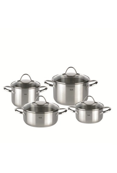 Fissler Paris 8 Parça Çelik Tencere Takımı