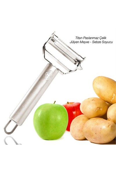 Uygun Jülyen Meyve Sebze Soyucu Titan Paslanmaz Çelik