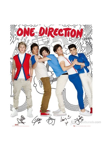 One Direction Skectch Portrait Mini Poster One Direction Skectch Portrait Mini Poster