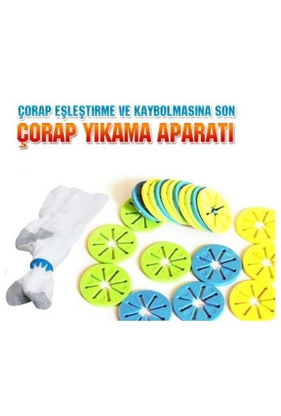 Hepsi Dahice Çiftleyerek Çorap Yıkama Aleti Hepsi Dahice Çiftleyerek Çorap Yıkama Aleti