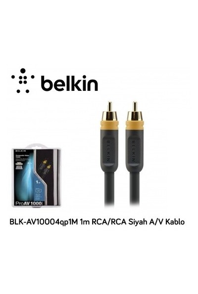 Belkin Blk-Av10004qp1m 1M Rca/Rca Siyah A/V Kablo