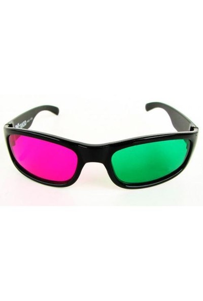 Xtan 3D (3 Boyutlu) Gözlük (Pembe-Yeşil) (Özel Kutulu)