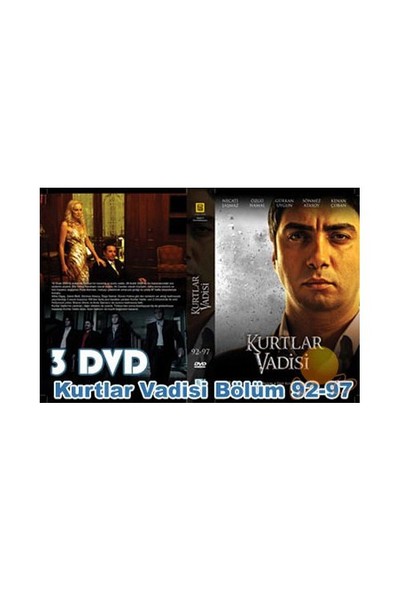 Kurtlar Vadisi (Bu Bir Mafya Dizisidir) (Bölüm 92-97) (3 DVD)