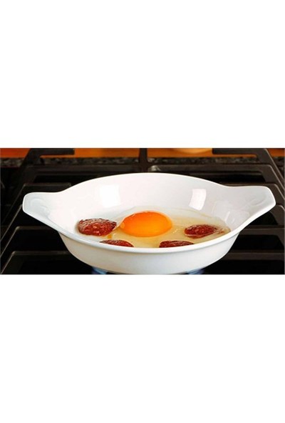 Porland 17 Cm Porselen Sahan Yumurta Tavası Mğz