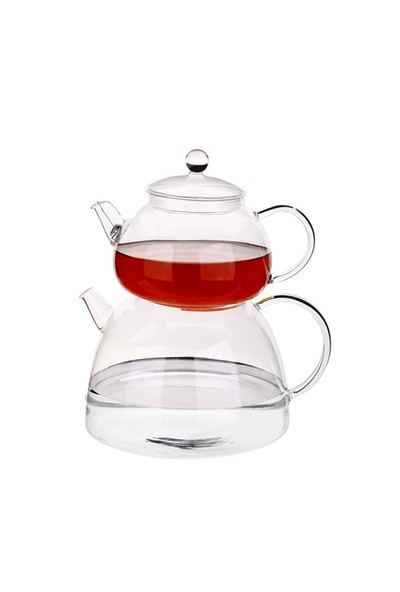 Tantitoni Borosilikat Cam Çaydanlık Takımı