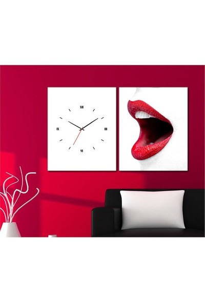 Tabloshop - Scream 2 Parçalı Canvas Tablo Saat - 63X40cm Tabloshop - Scream 2 Parçalı Canvas Tablo Saat - 63X40cm