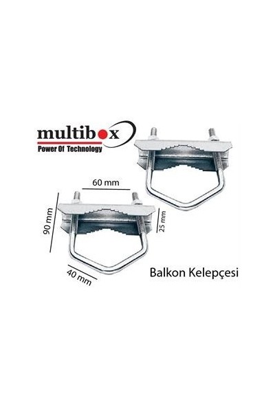 Multibox Balkon Kelepcesi Multibox Balkon Kelepcesi