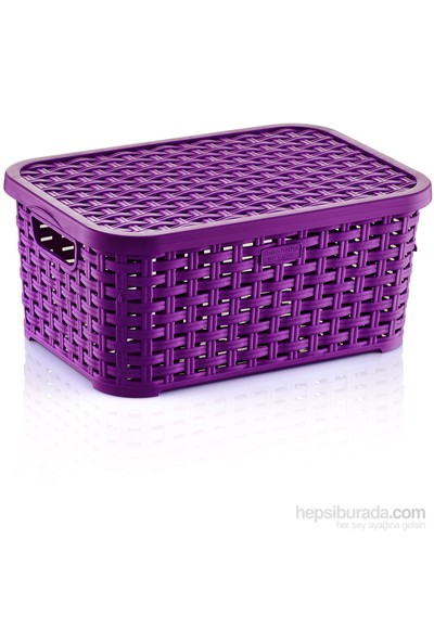 Home Design Rattan Kapaklı Sepet No:1 Home Design Rattan Kapaklı Sepet No:1