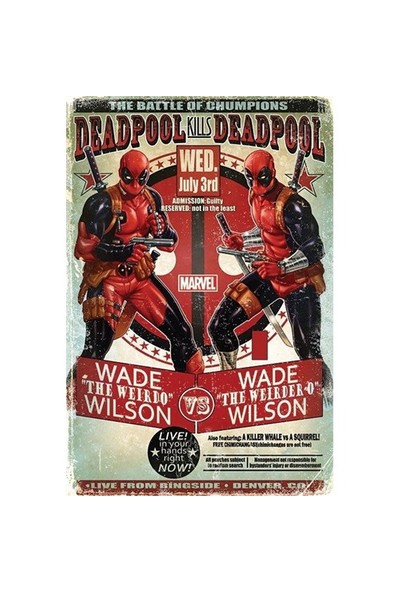 Pyramid International Maxi Poster Deadpool Wade Vs Wade Pyramid International Maxi Poster Deadpool Wade Vs Wade