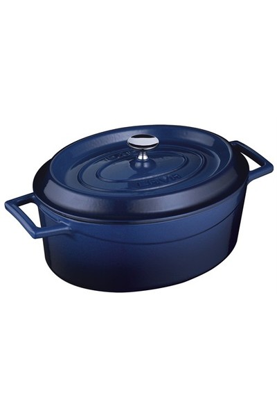 Lava Oval Tencere - Çap(Ø)25 cm. Mavi Lava Oval Tencere - Çap(Ø)25 cm. Mavi
