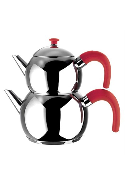 Emsan Tombo Çaydanlık Takımı - Kırmızı