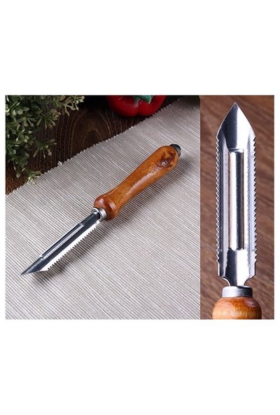 LoveQ Ahşap Saplı Oyucu Soyucu LoveQ Ahşap Saplı Oyucu Soyucu