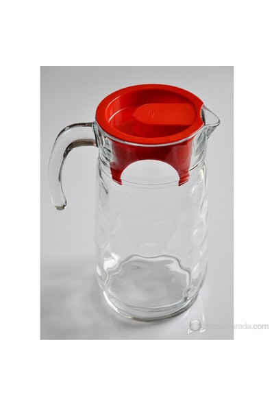 Paşabahçe Space Kana-Sürahi Kırmızı Kapaklı Paşabahçe Space Kana-Sürahi Kırmızı Kapaklı