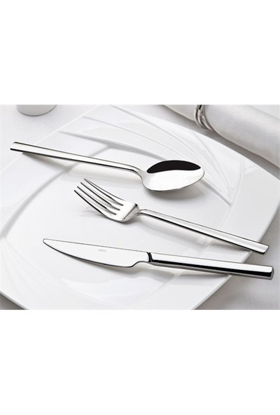 Nehir Dalyan Sade 89 Parça Çatal Kaşık Bıçak Takımı